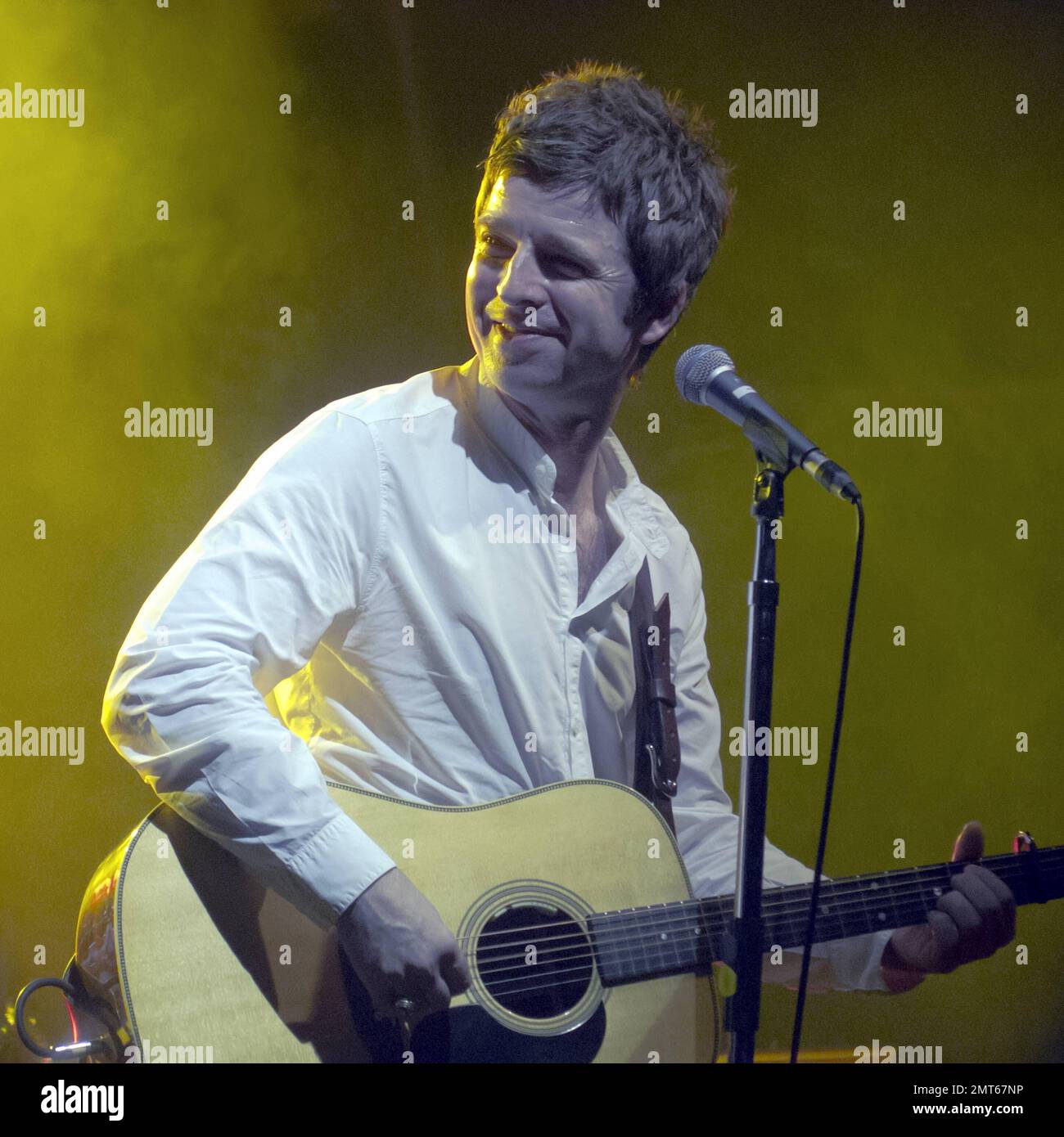 Former Oasis band member Noel Gallagher performs live in concert with ...