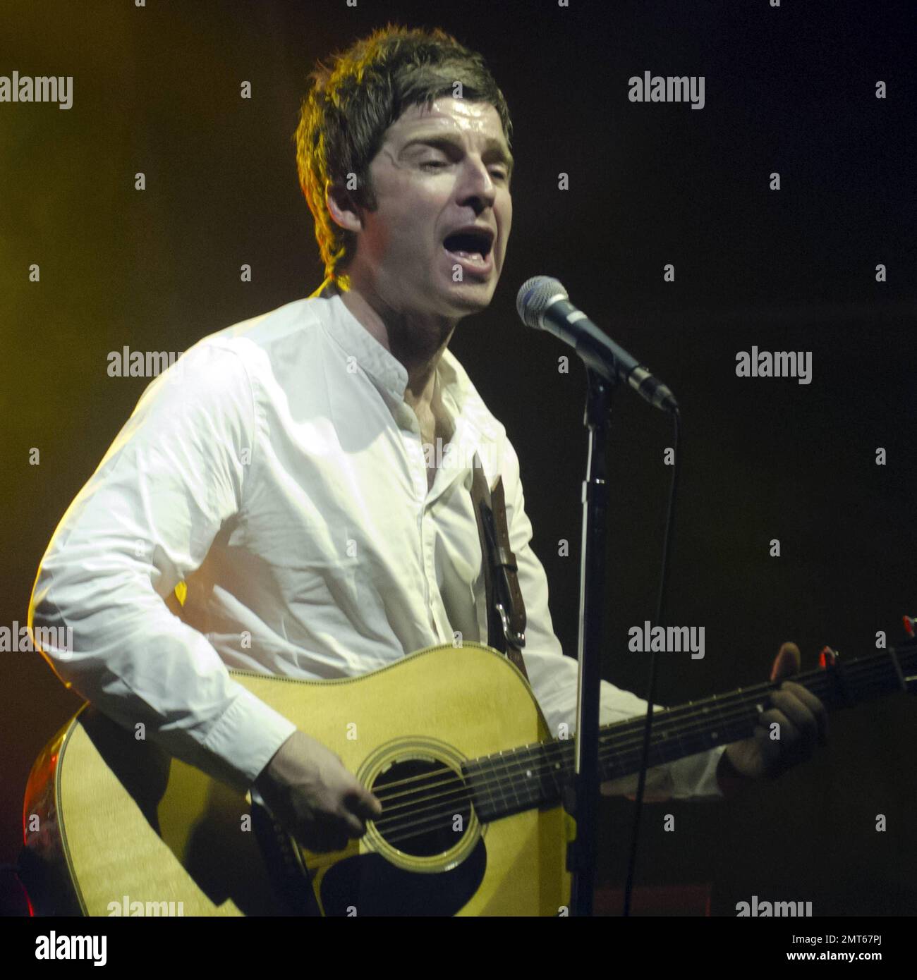 Former Oasis band member Noel Gallagher performs live in concert with ... Former Oasis band member Noel Gallagher performs live in concert with ...