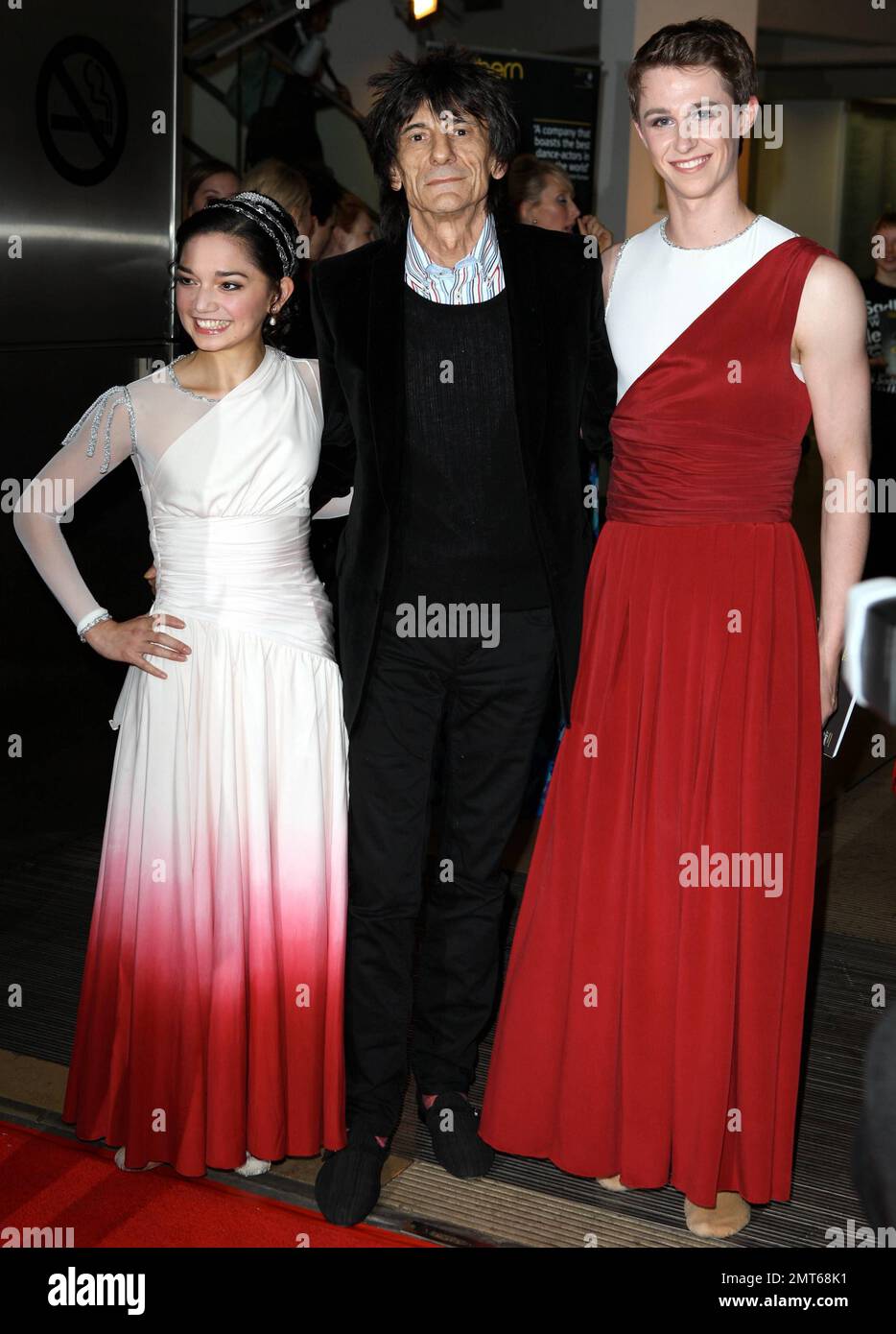 Ronnie Wood and Ana Araujo at the Northern Ballet's press night ...