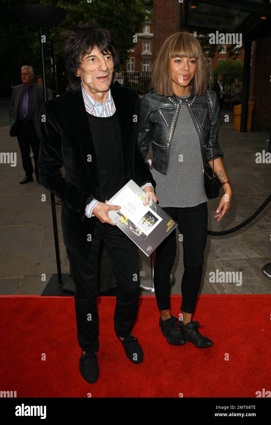 Ronnie Wood and Ana Araujo at the Northern Ballet's press night ...