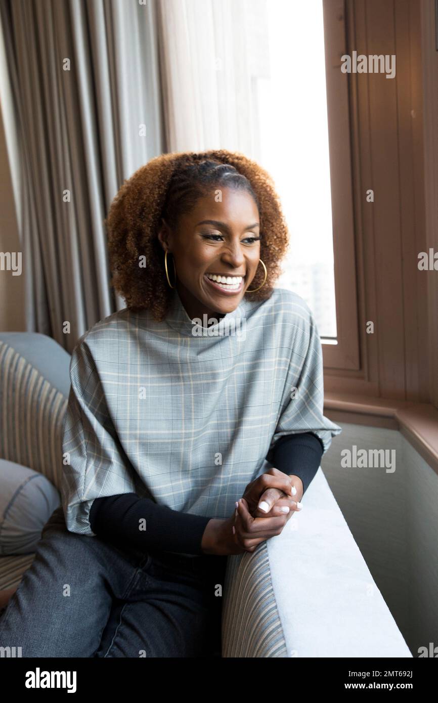 Issa Rae poses for a portrait on Thursday, July 20, 2017, in New York ...