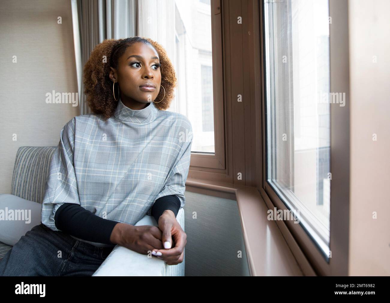Issa Rae poses for a portrait on Thursday, July 20, 2017, in New York ...