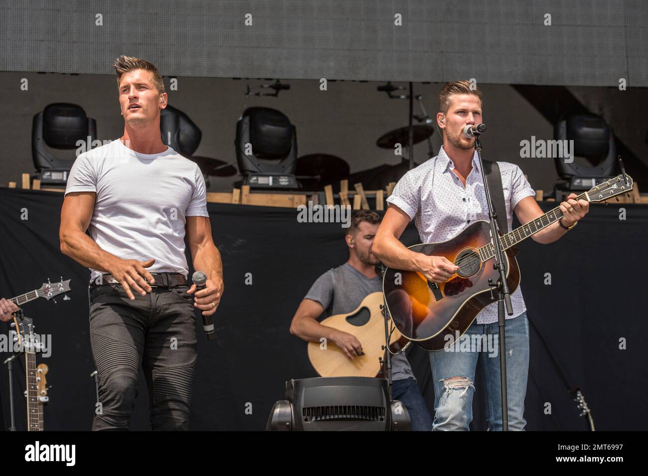 Brad Rempel, left, and Curtis Rempel of High Valley perform at the ...