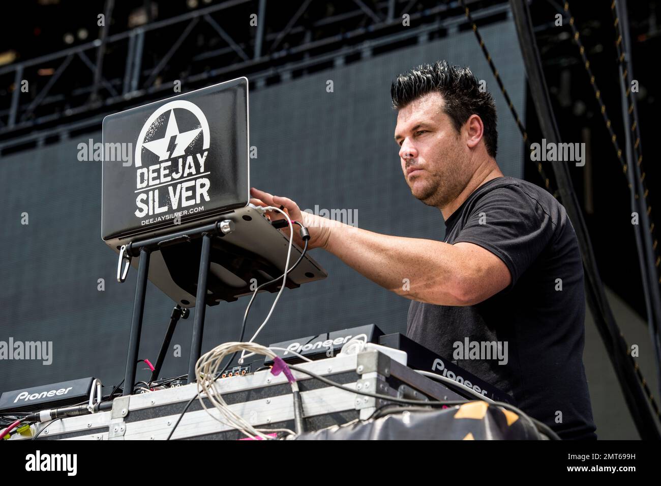Dee Jay Silver performs at the Faster Horses Music Festival in the ...