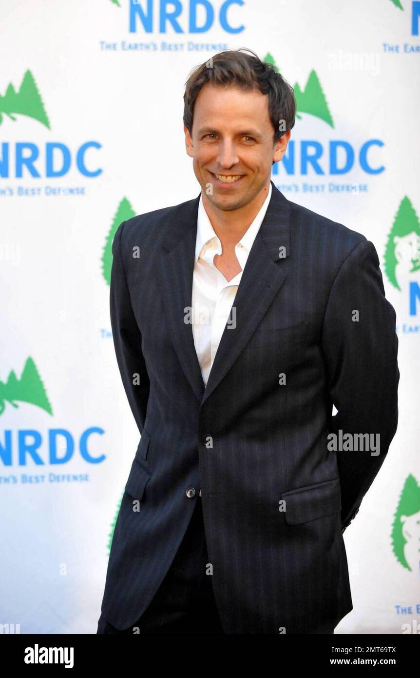 Actor Seth Myers attends NRDC's 11th Annual "Forces of Nature" Benefit ...
