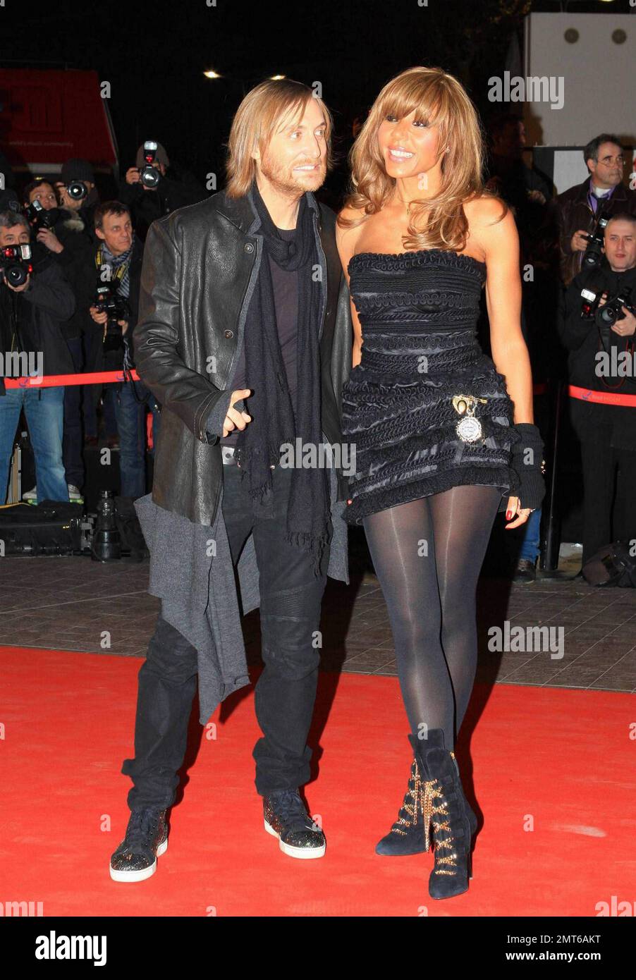 David and Cathy Guetta attend the 12th annual NRJ Music Awards held at ...