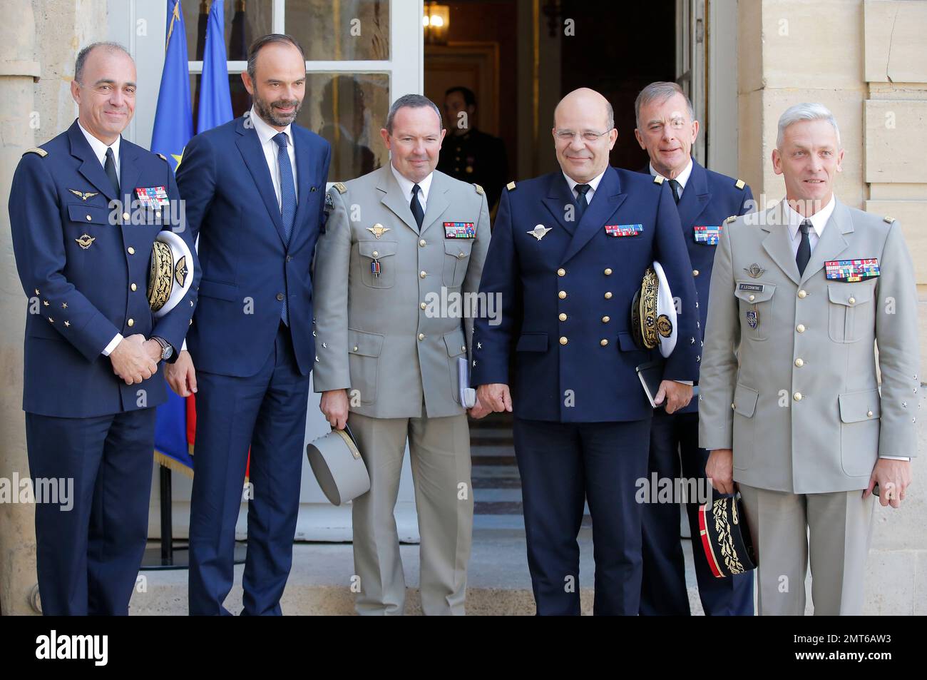 From left to right, Chief of Staff of the French Air Force General ...