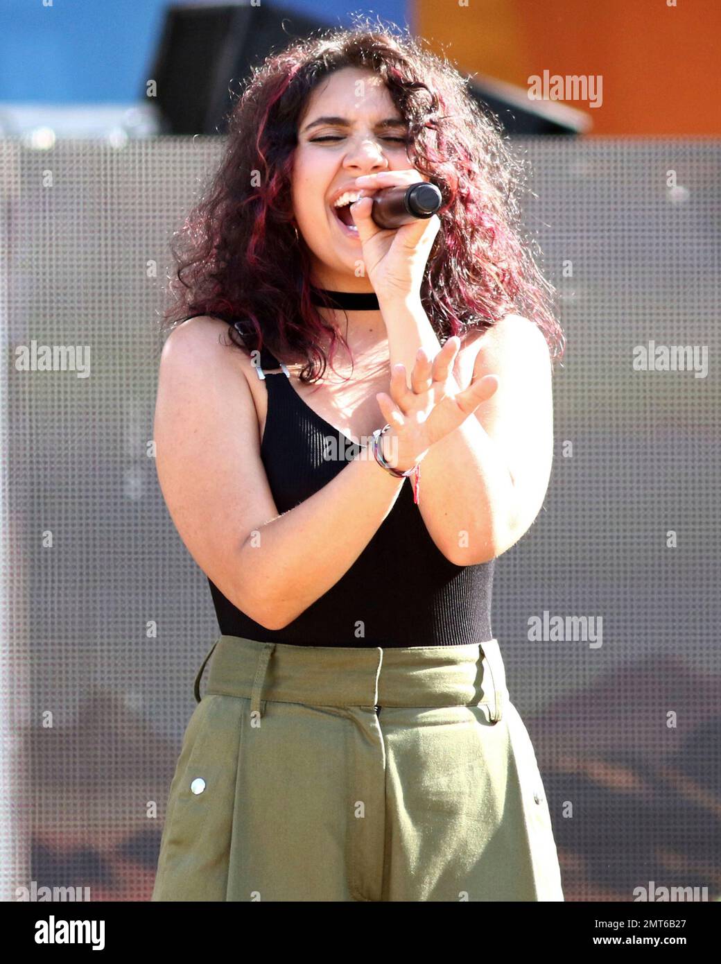 Alessia Cara performs on ABC's "Good Morning America" at Rumsey ...