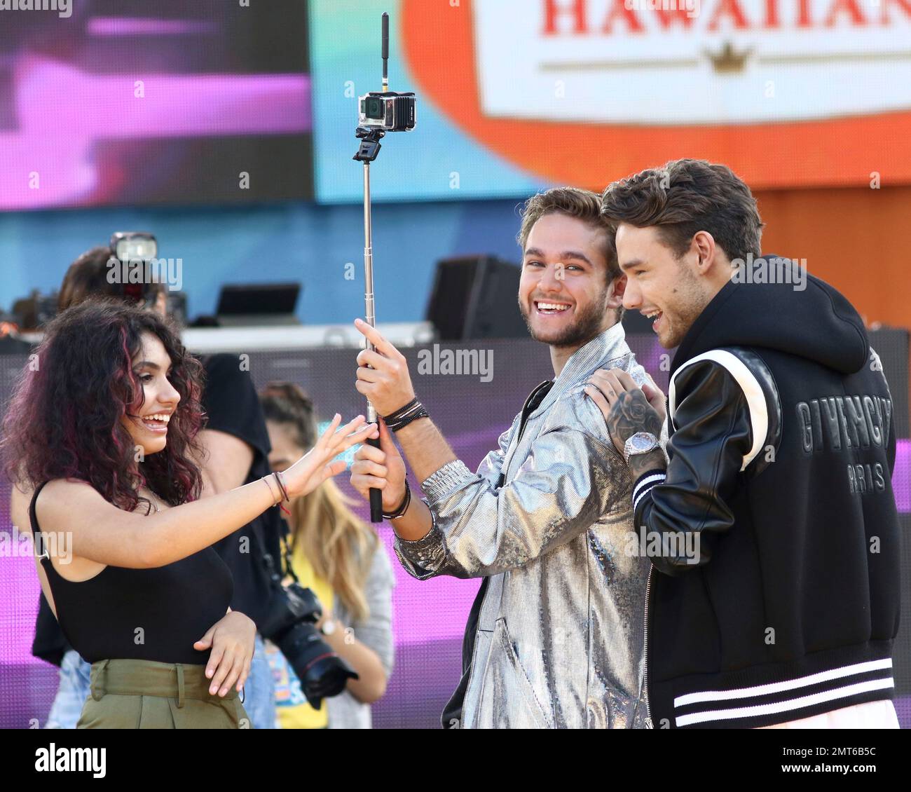 Alessia Cara, from left, Zedd and Liam Payne perform on ABC's "Good ...