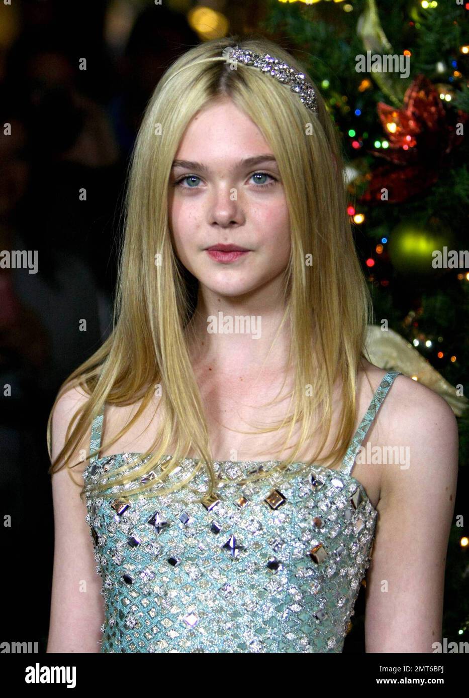 Elle Fanning poses for photographers at the premiere of "The Nutcracker ...