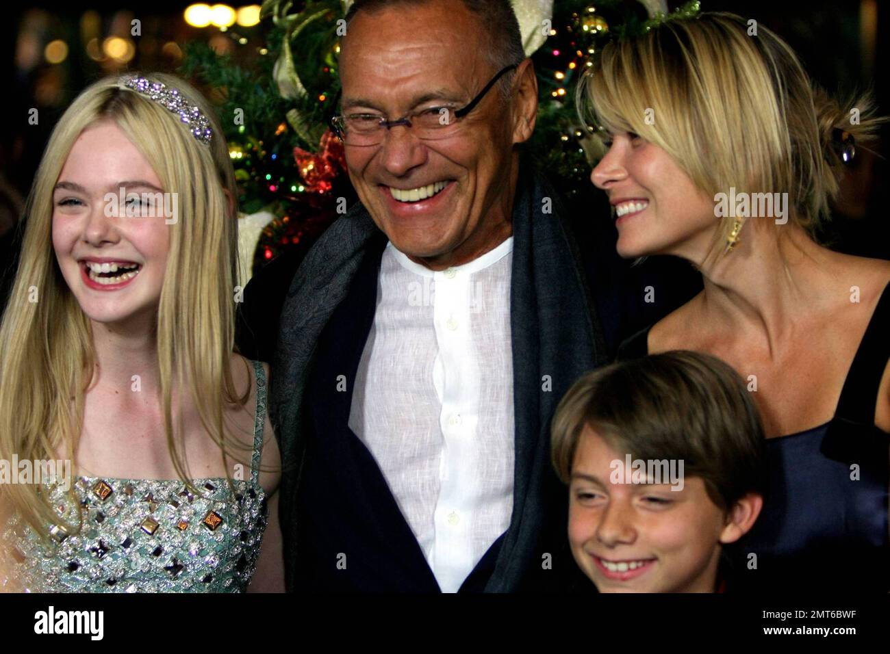 Elle Fanning, Andrei Konchalovsky, Yulia Visotskaya and Aaron Michael ...