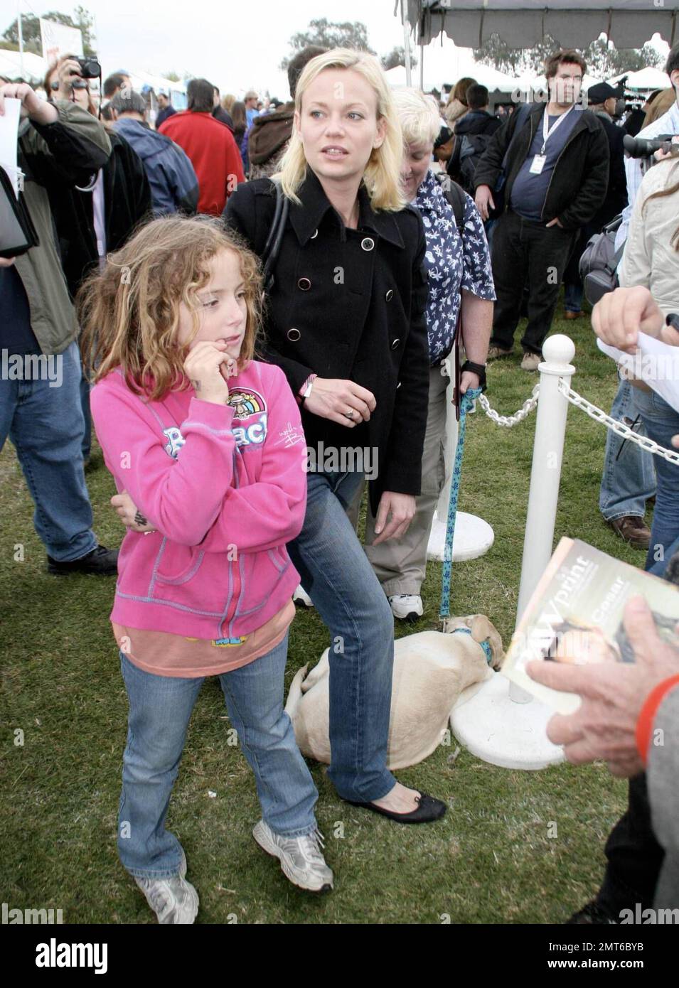 Samantha Mathis attends the Nuts for Mutts event in Woodland Hills, Ca ...