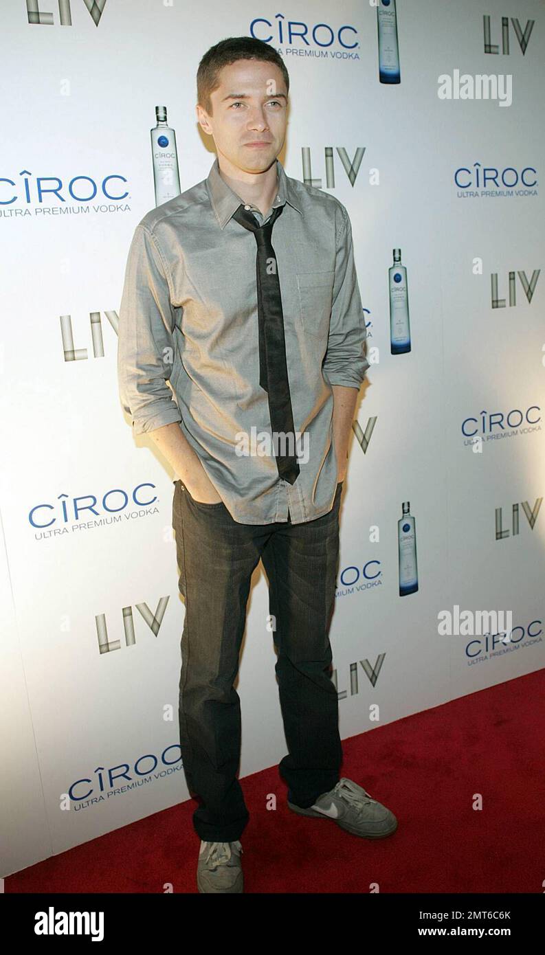 Actor Topher Grace attends the New Years Eve celebration at LIV ...