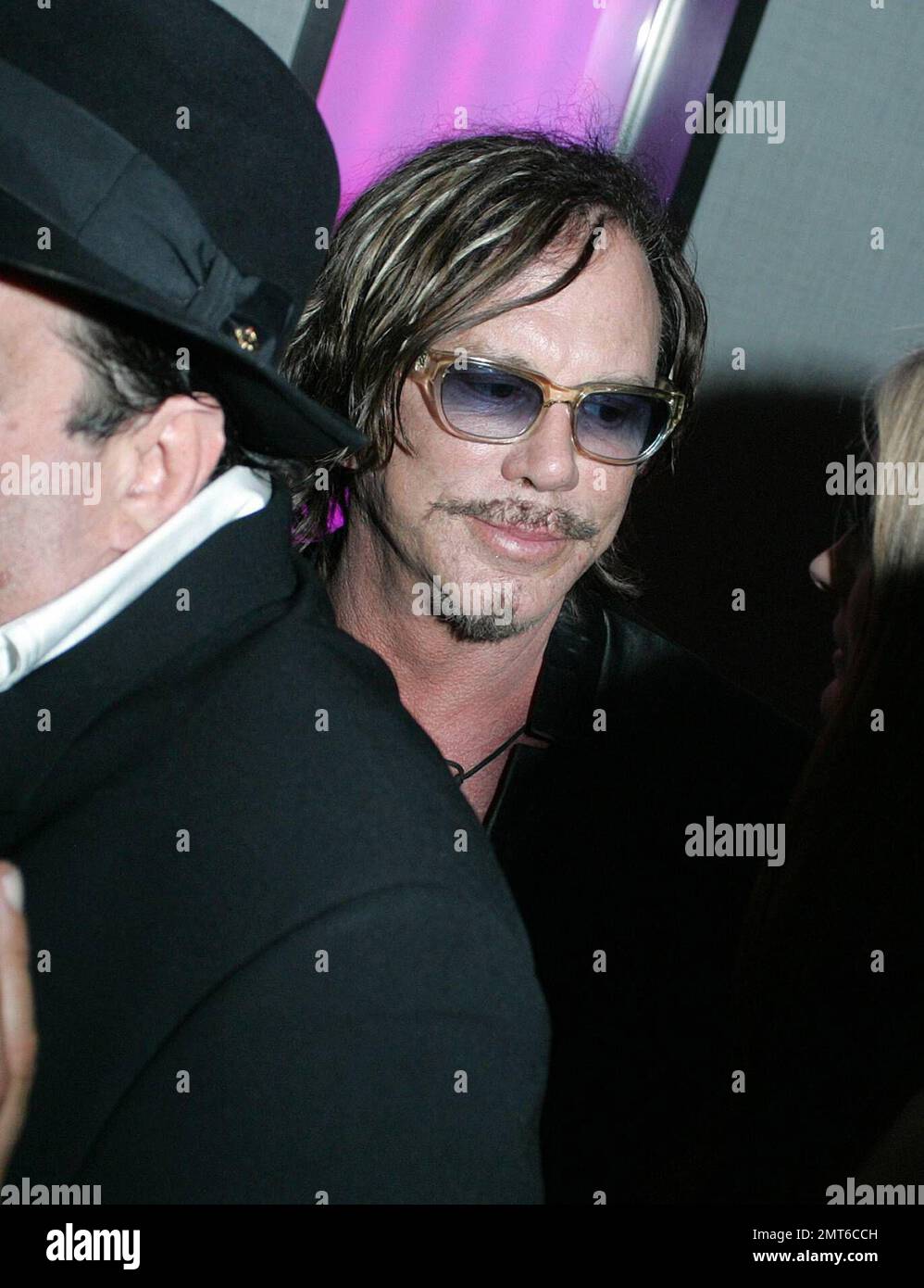 Mickey Rourke attends the New Years Eve celebration at LIV Nightclub in ...