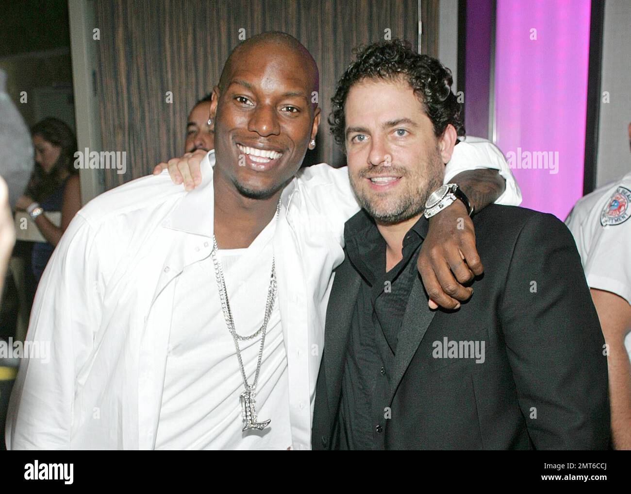 Tyrese(L) and Director Brett Ratner attend the New Years Eve ...