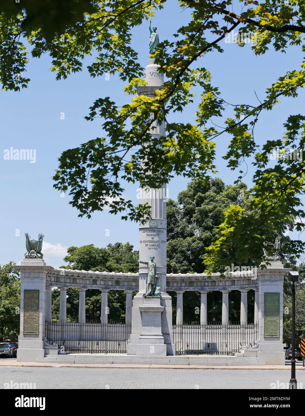 This Wednesday, June 28, 2017 shows statue of Confederate president ...