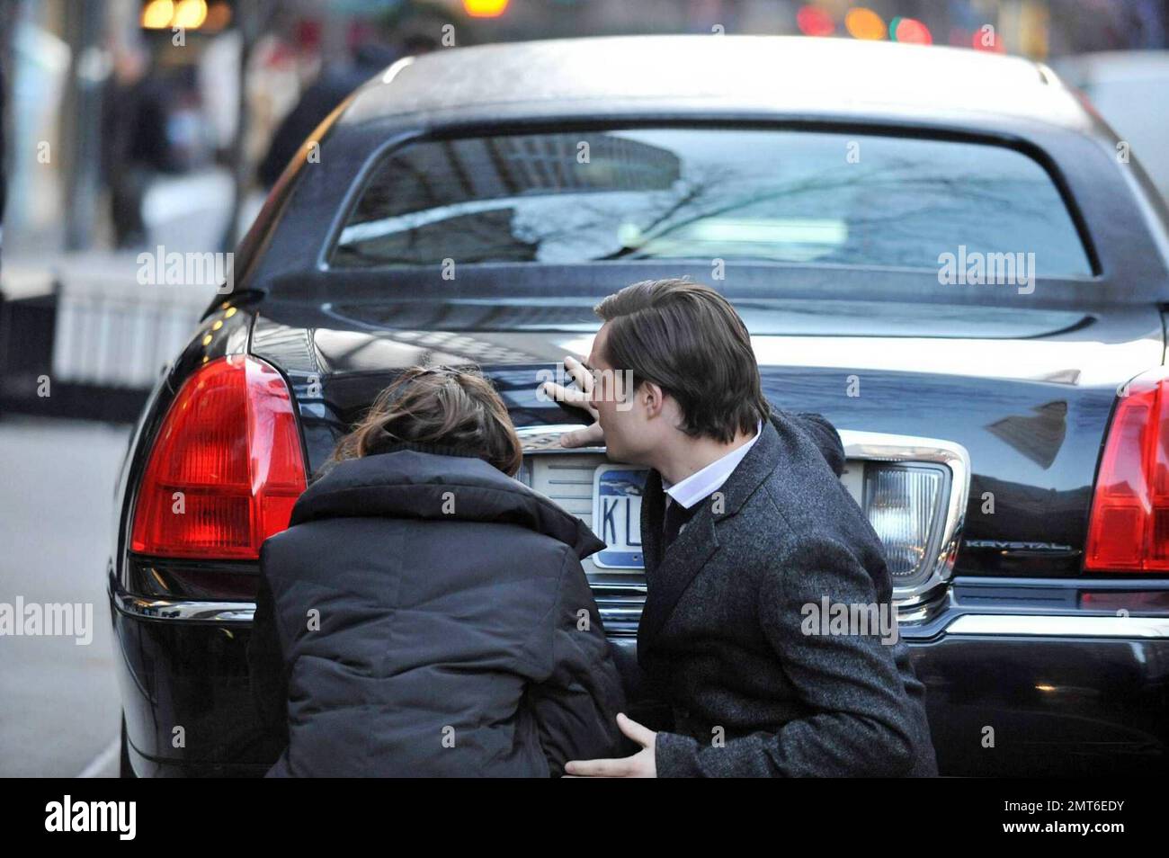 Actor Ed Westwick on the set of Gossip Girl filming in Manhattan. New ...