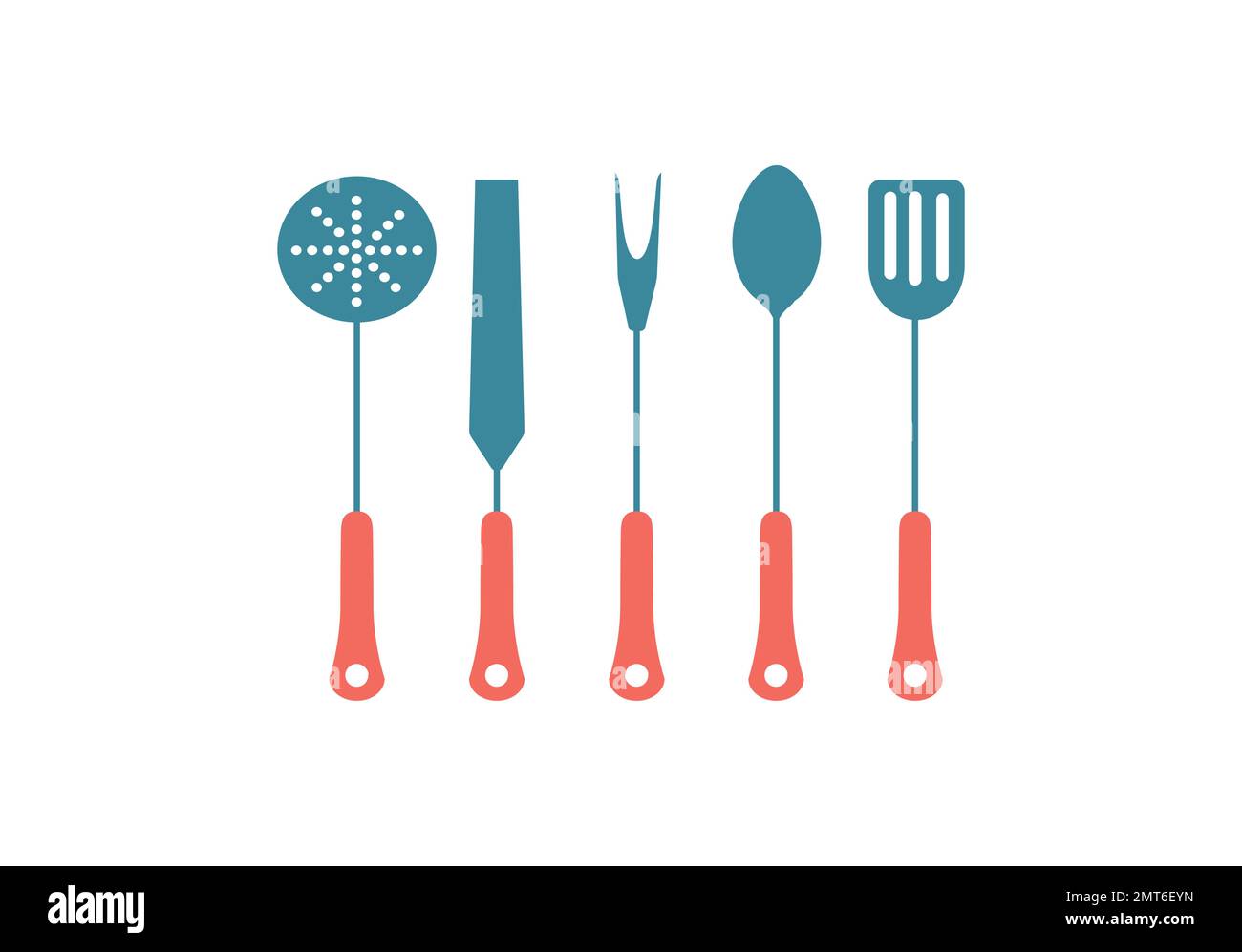 Set cutlery tools icon Stock Vector Images - Alamy