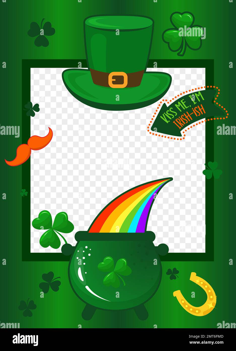 Happy saint Patrick's Day photo frame. you can insert your picture ...