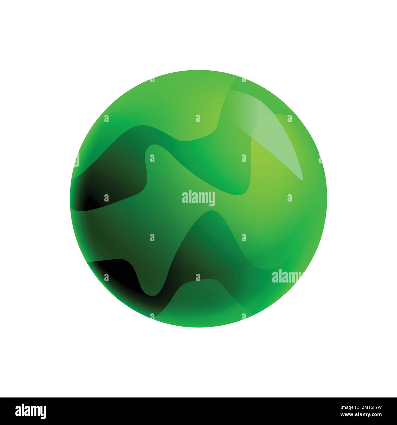 Vector cartoon planet. Colorful set of isolated objects. Space ...