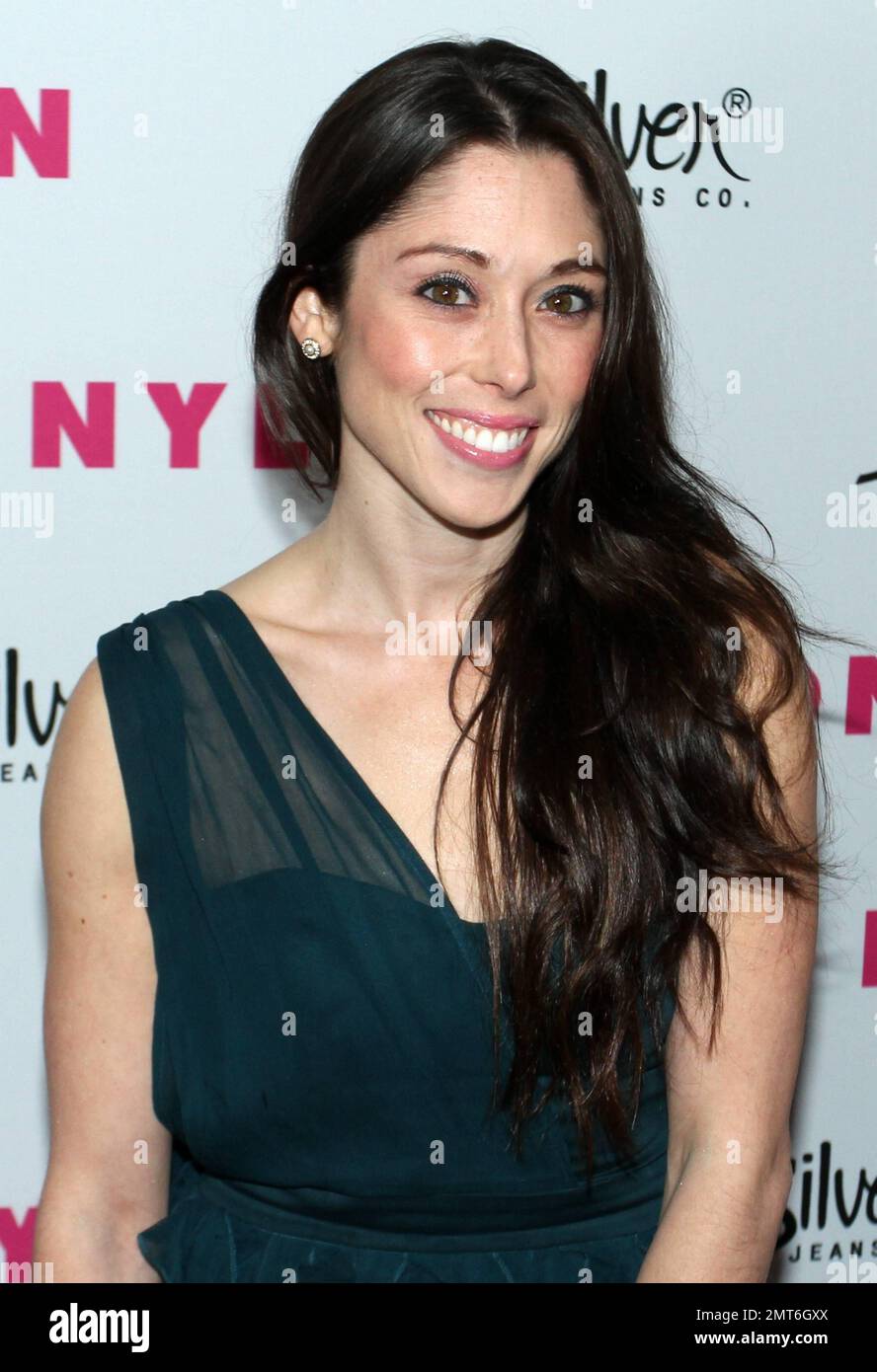 Actress Jessica Luza poses for photographers on the red carpet at NYLON ...