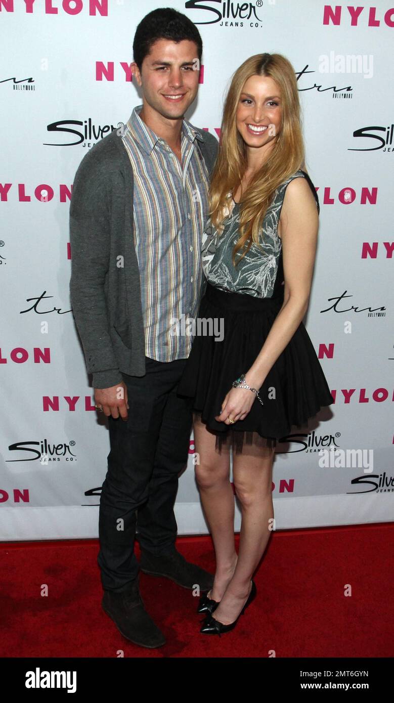 TV personality Whitney Port (R) with boyfriend Ben Nemtin pose for ...