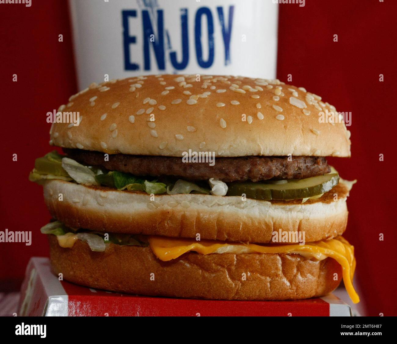 FILE - This Dec. 29, 2009, file photo shows a Big Mac sandwich in front ...