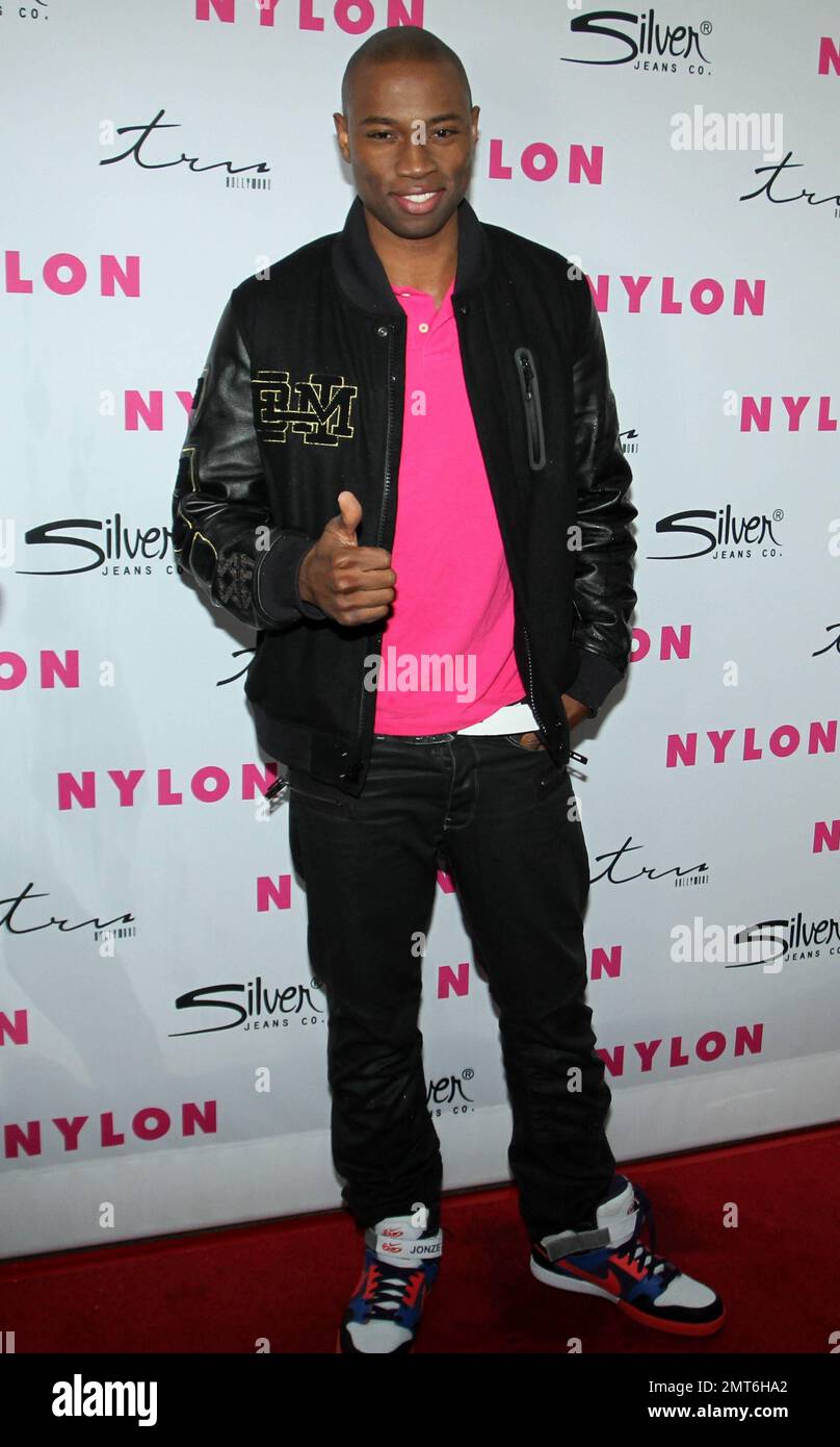 Actor Robbie Jones poses for photographers on the red carpet at NYLON ...