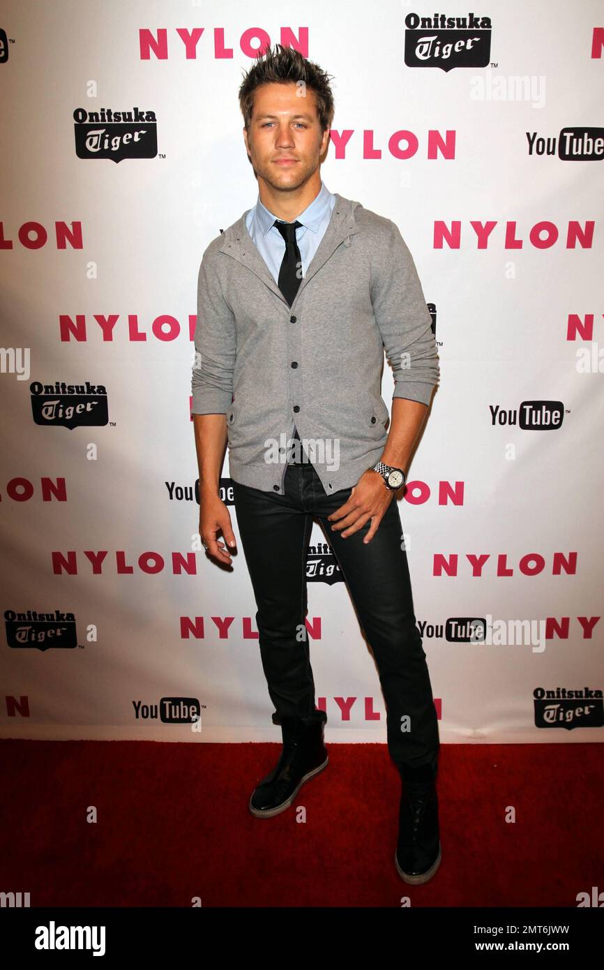 Actor Ross Thomas arrives at NYLON Magazine's party celebrating their ...