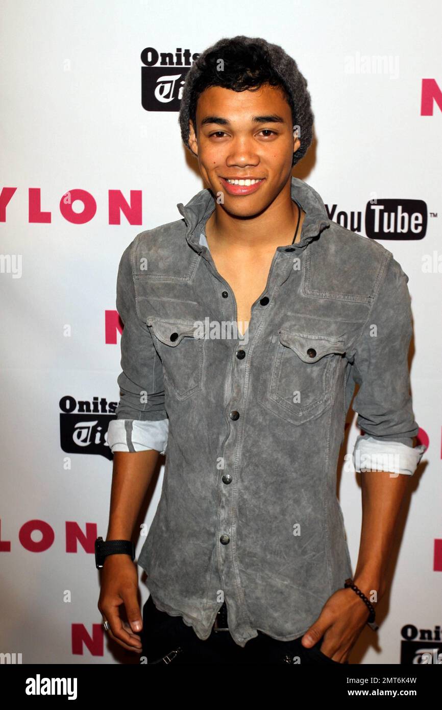 Actor Rashon Fegan arrives at NYLON Magazine's party celebrating their ...