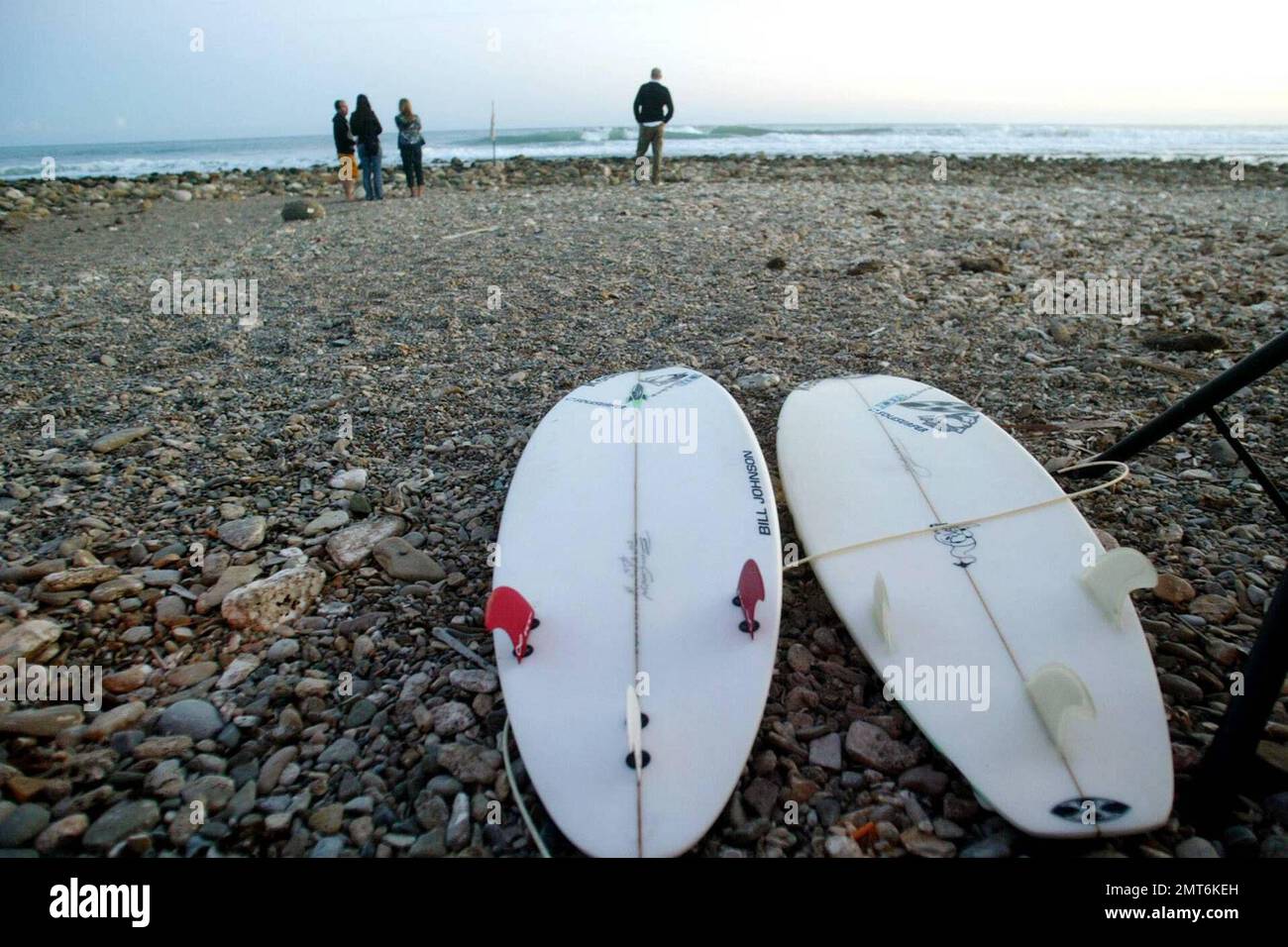Surfers take part in the Oakley Gang Challenge surf contest at Santa ...