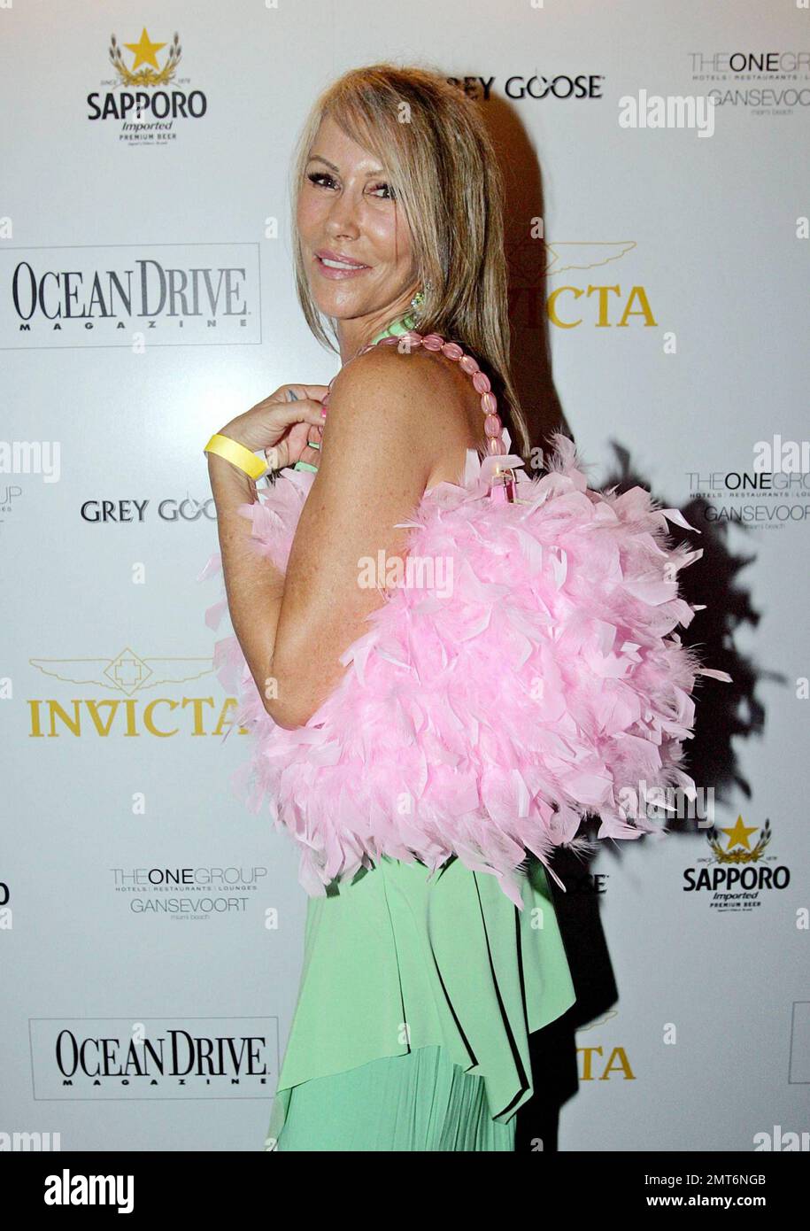 Model agent Irene Marie arrives for the "Ocean Drive" Magazine July ...