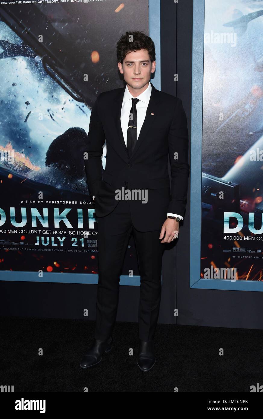 Actor Aneurin Barnard attends the premiere of Warner Bros. Pictures ...