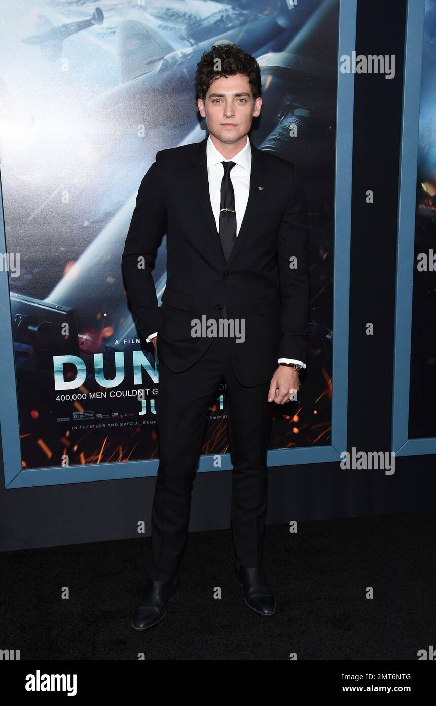 Actor Aneurin Barnard attends the premiere of Warner Bros. Pictures ...