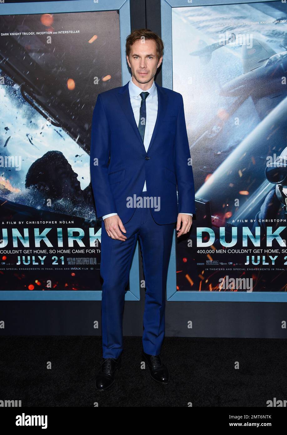 James D'Arcy attends the premiere of Warner Bros. Pictures' "Dunkirk ...