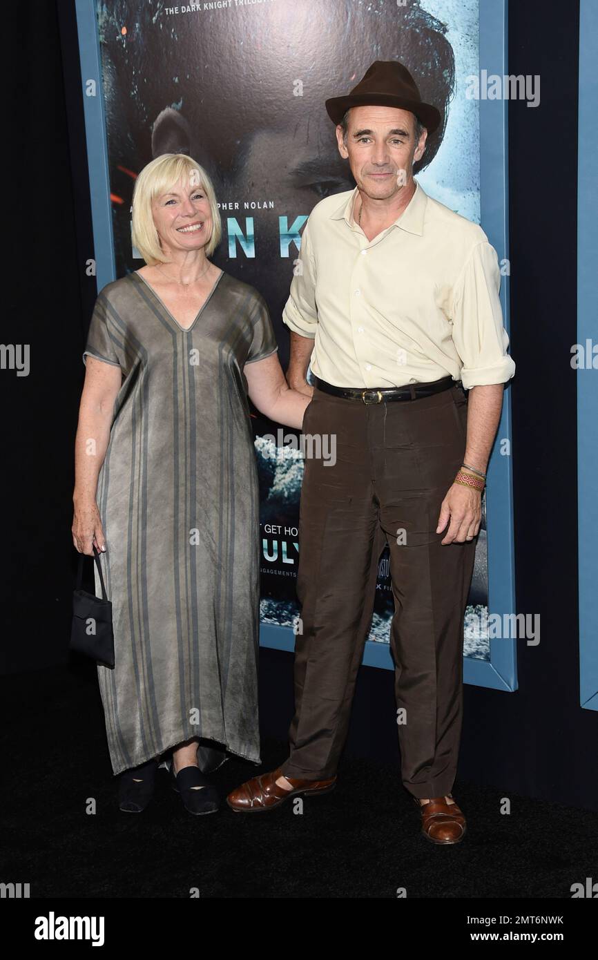 Mark Rylance and wife Claire van Kampen attend the premiere of Warner ...
