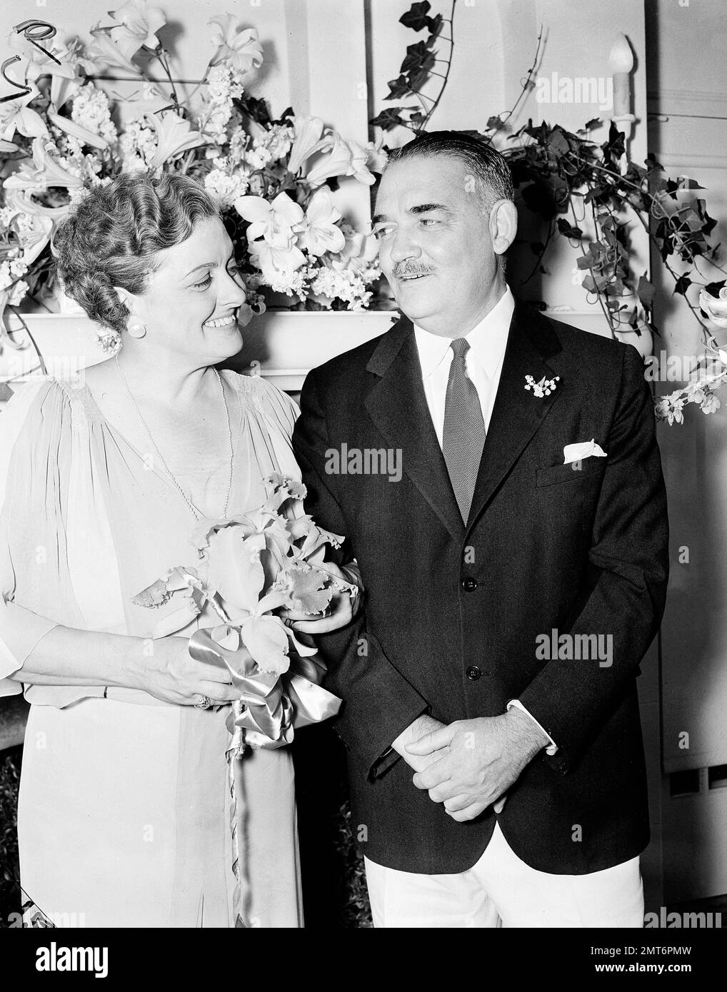 Mrs. Norma Reese Johnson and Commander Earl Winfield Spencer, Jr., were ...