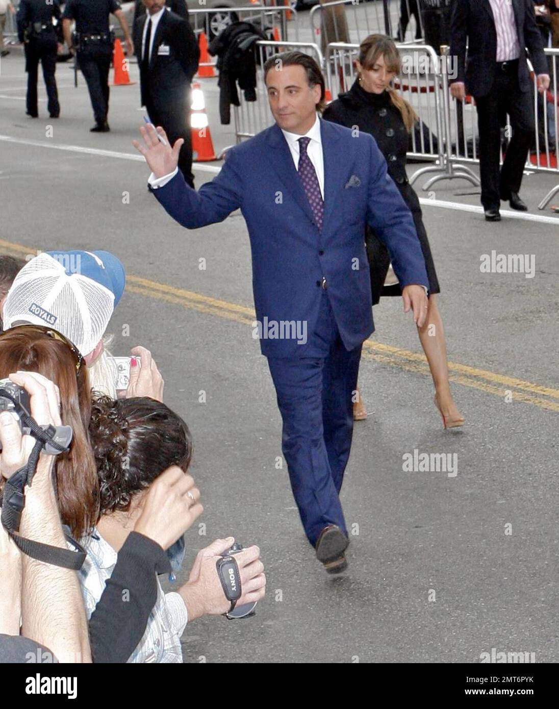 Andy Garcia attends the "Ocean's 13" movie premier in Hollywood, Calif ...