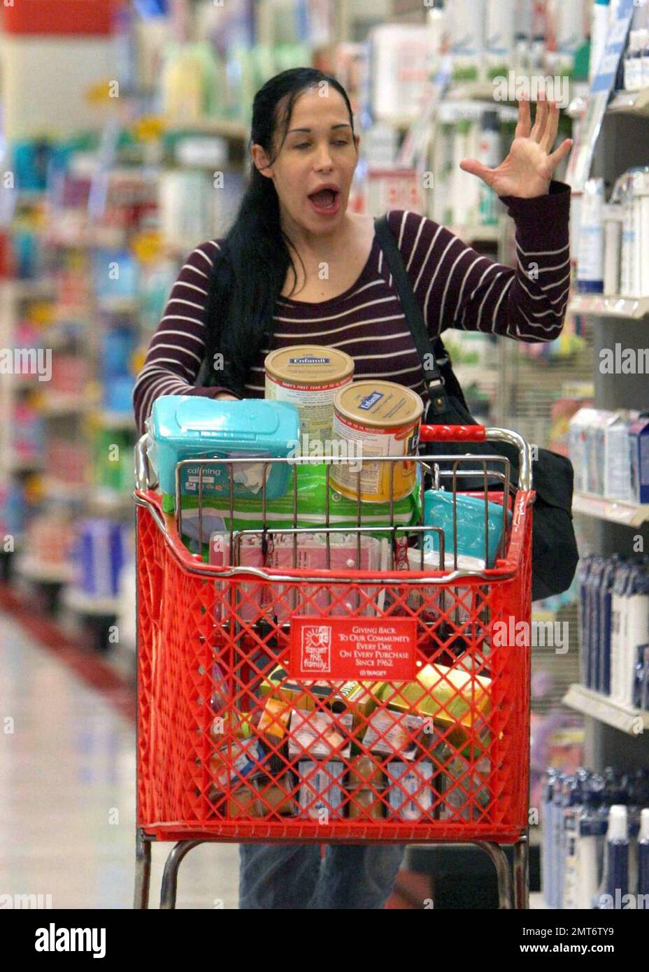 Nadya Suleman, aka Octomom, spent 2 hours this afternoon at a Target ...