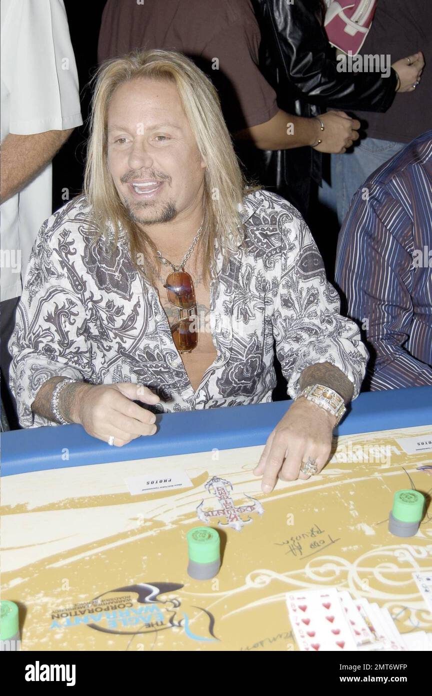 Vince Neil Leah Neil Tera Patrick Evan Seinfeld And Taylor Wayne Attend Vince Neils Off The