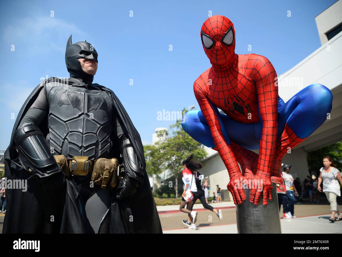 FILE - In this July 23, 2016 file photo, Dorian Black, left, dressed as ...