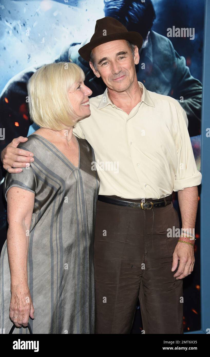 Claire van Kampen, left, and Mark Rylance attend the premiere of Warner ...