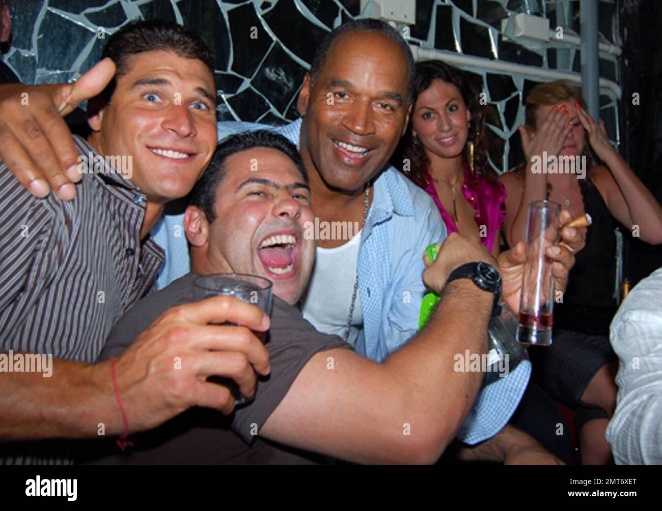 OJ Simpson parties with girlfriend Christie Prody at Dennis Rodman's ...