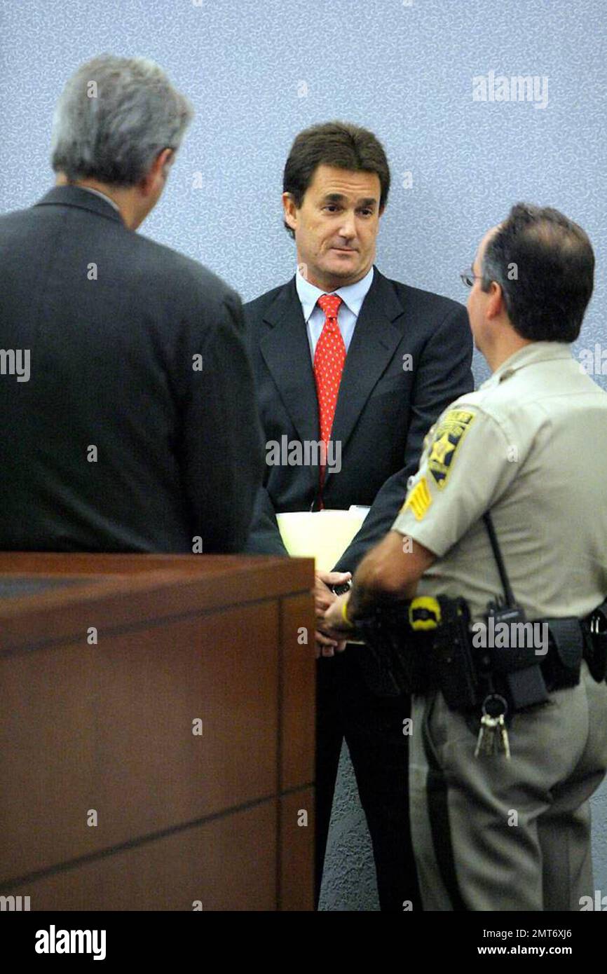 OJ Simpson appears in court in Las Vegas Nevada charged with armed ...