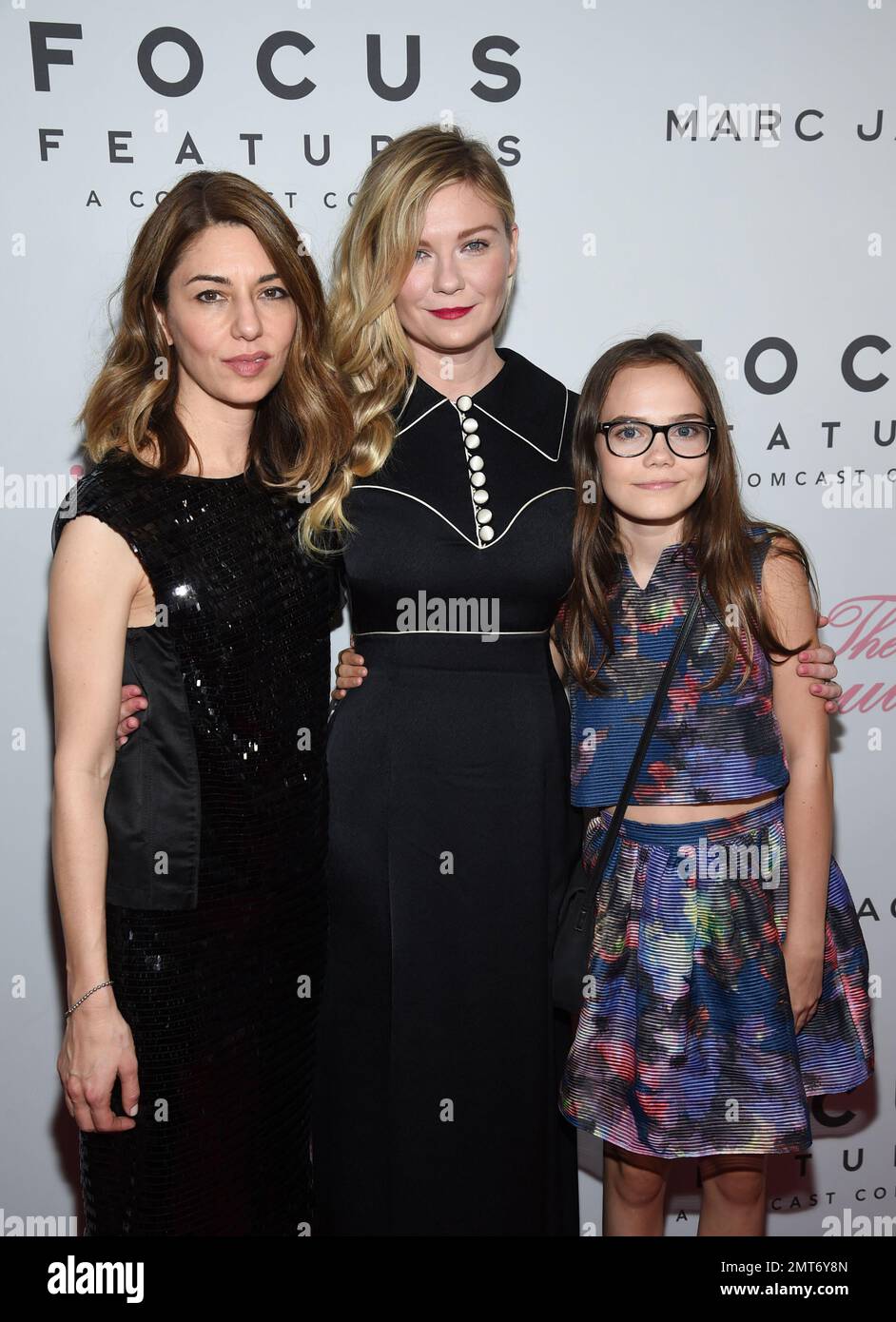 Director Sofia Coppola, left, actress Kirsten Dunst and actress Oona Laurence attend the ...