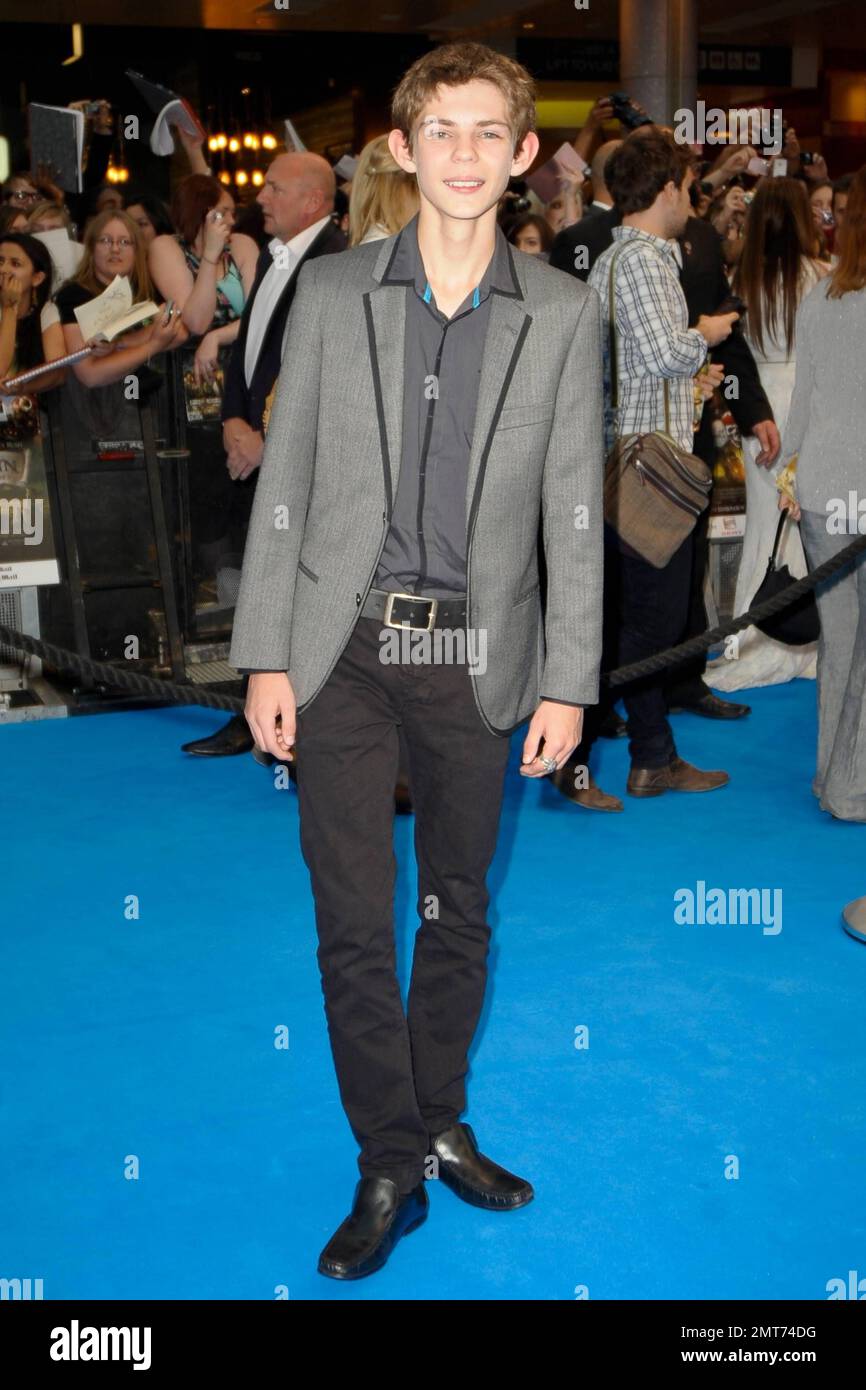 Robbie Kay at the UK premiere of "Pirates of the Caribbean: On Stranger ...