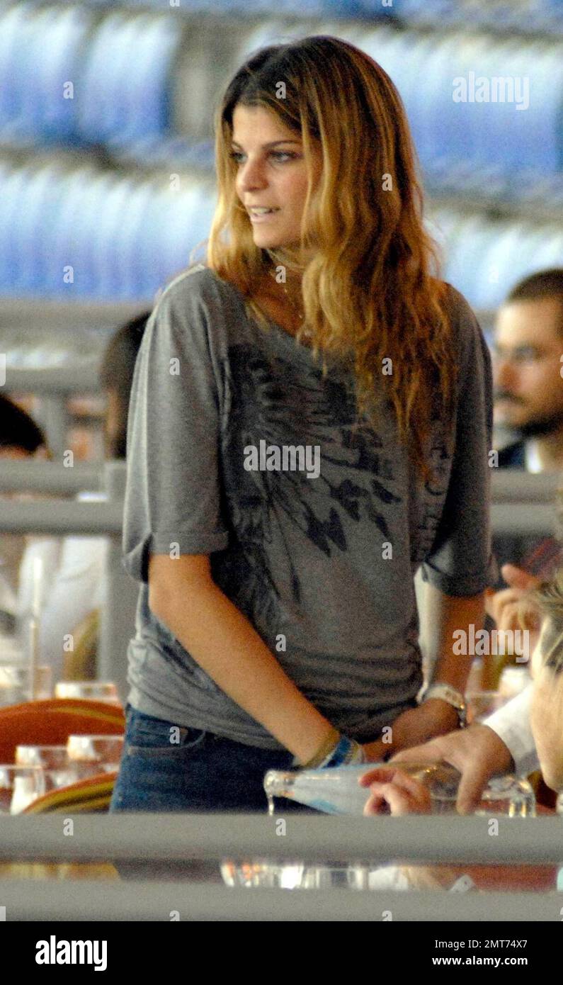 Athena Onassis de Miranda and her daughter, Viviane de Miranda, cheered ...