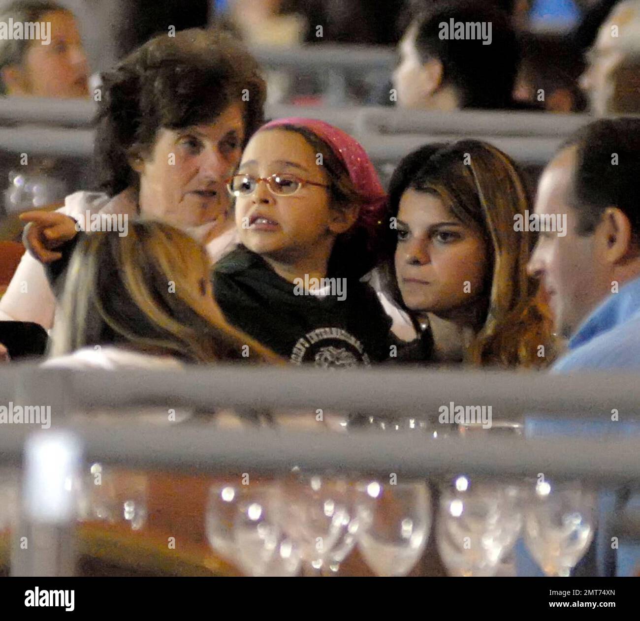Athena Onassis de Miranda and her daughter, Viviane de Miranda, cheered ...