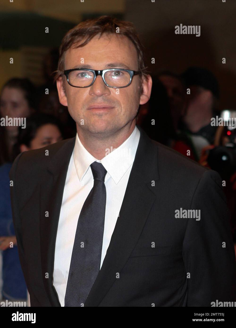 David Nicholls at the premiere of "One Day". Vue Westfield, London, UK ...