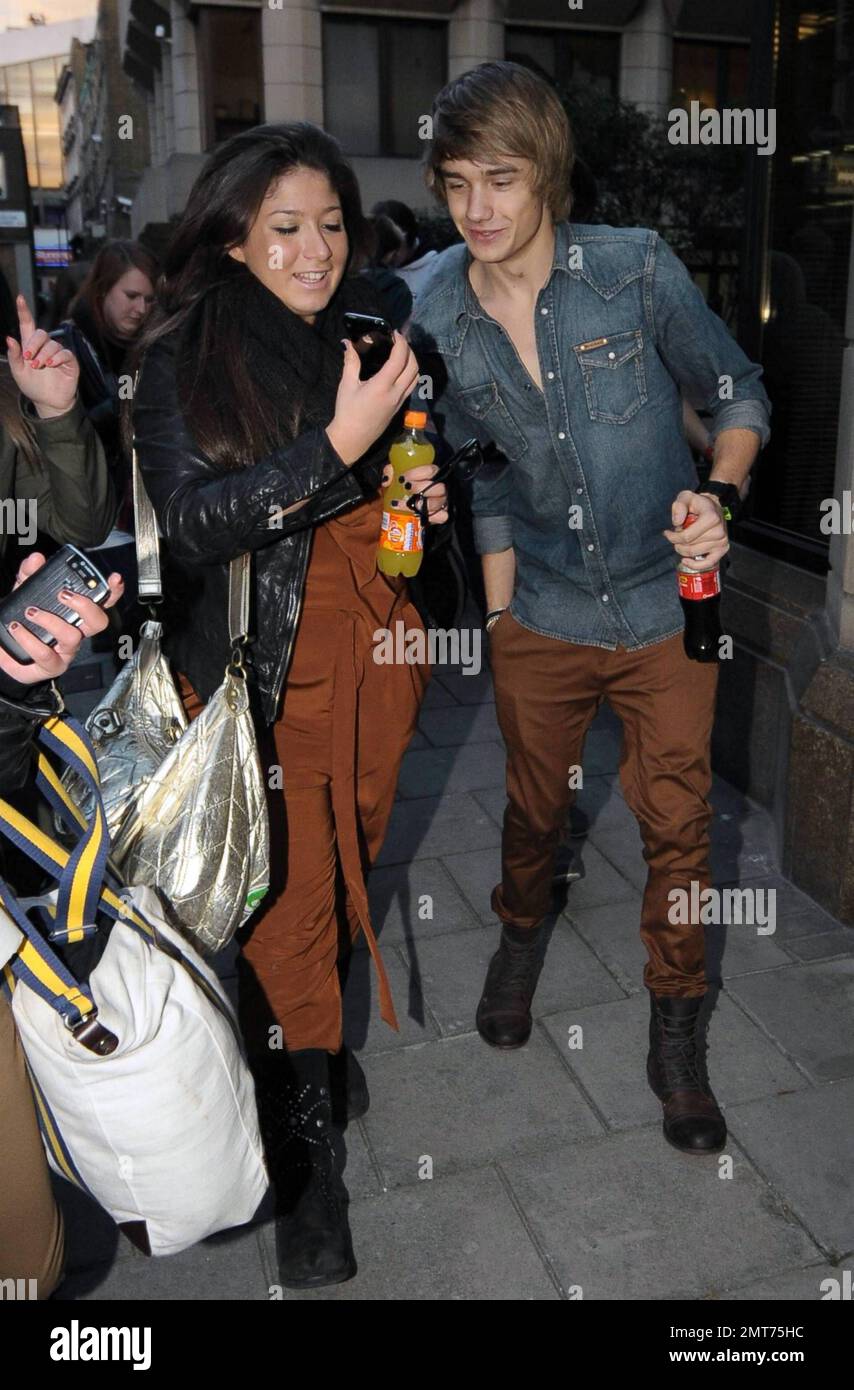 "X Factor" boy band One Direction clowns around on the streets of the ...